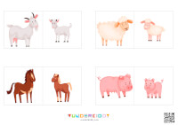 Activity sheet «Animal offspring» - Download or print for free
