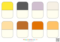 Printable Activity Animals and Colors for Kindergarten