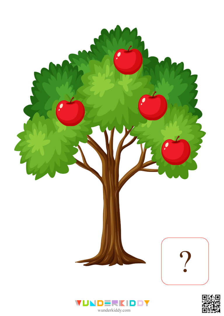 Activity sheet «Apple tree» - Download or print for free