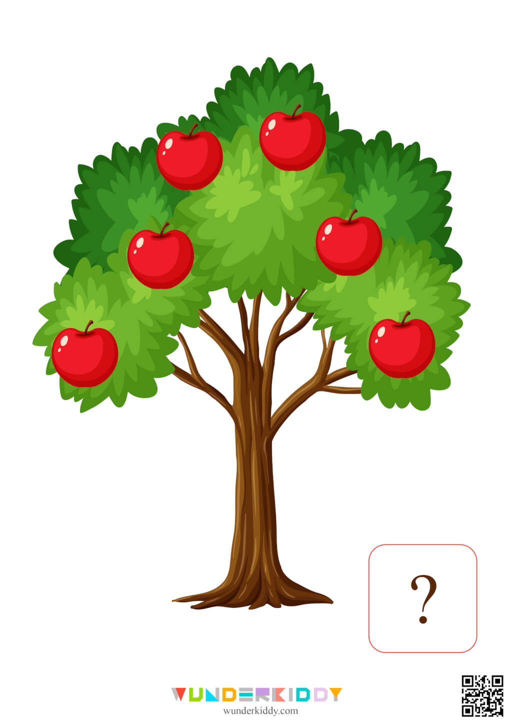 Activity sheet «Apple tree» - Download or print for free