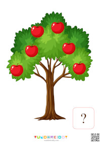 Activity sheet «Apple tree» - Download or print for free