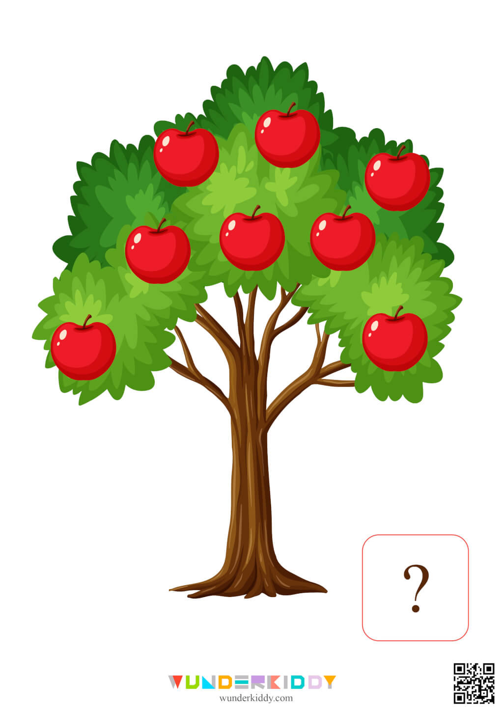 Activity sheet «Apple tree» - Download or print for free