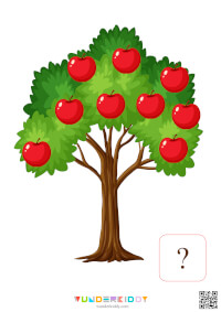 Activity sheet «Apple tree» - Download or print for free