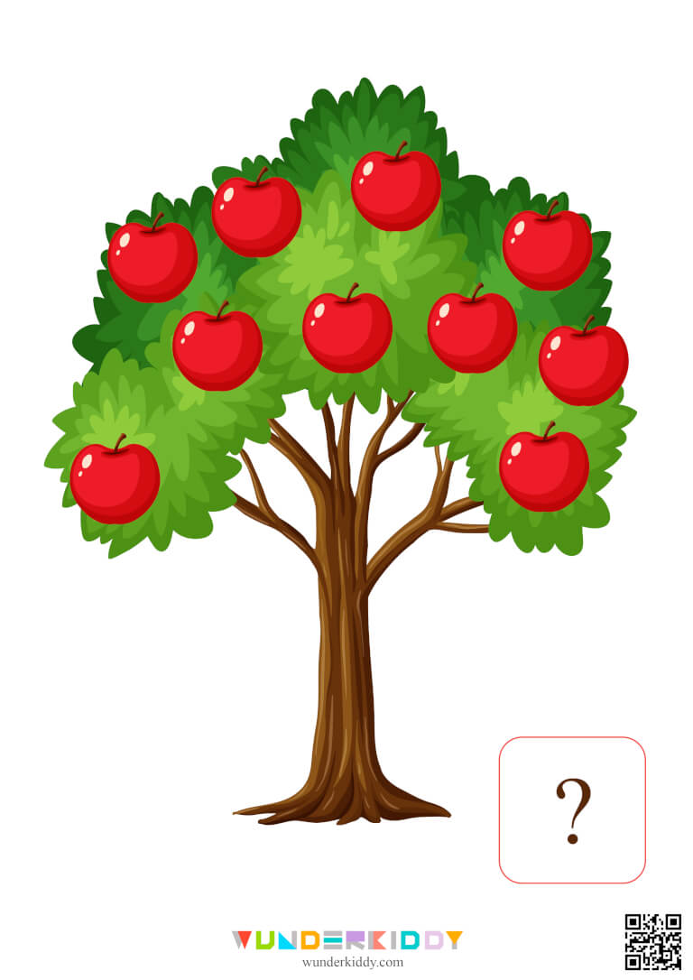 Activity sheet «Apple tree» - Download or print for free