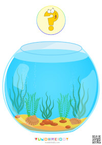 Activity sheet «Aquarium» - Printable PDF for play and learn