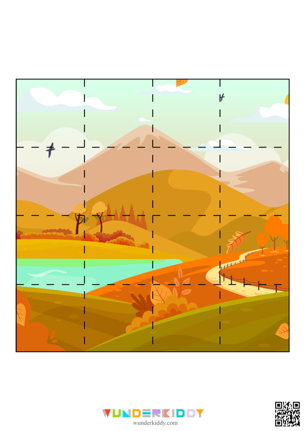 Activity sheet «Autumn nature» - Download or print for free