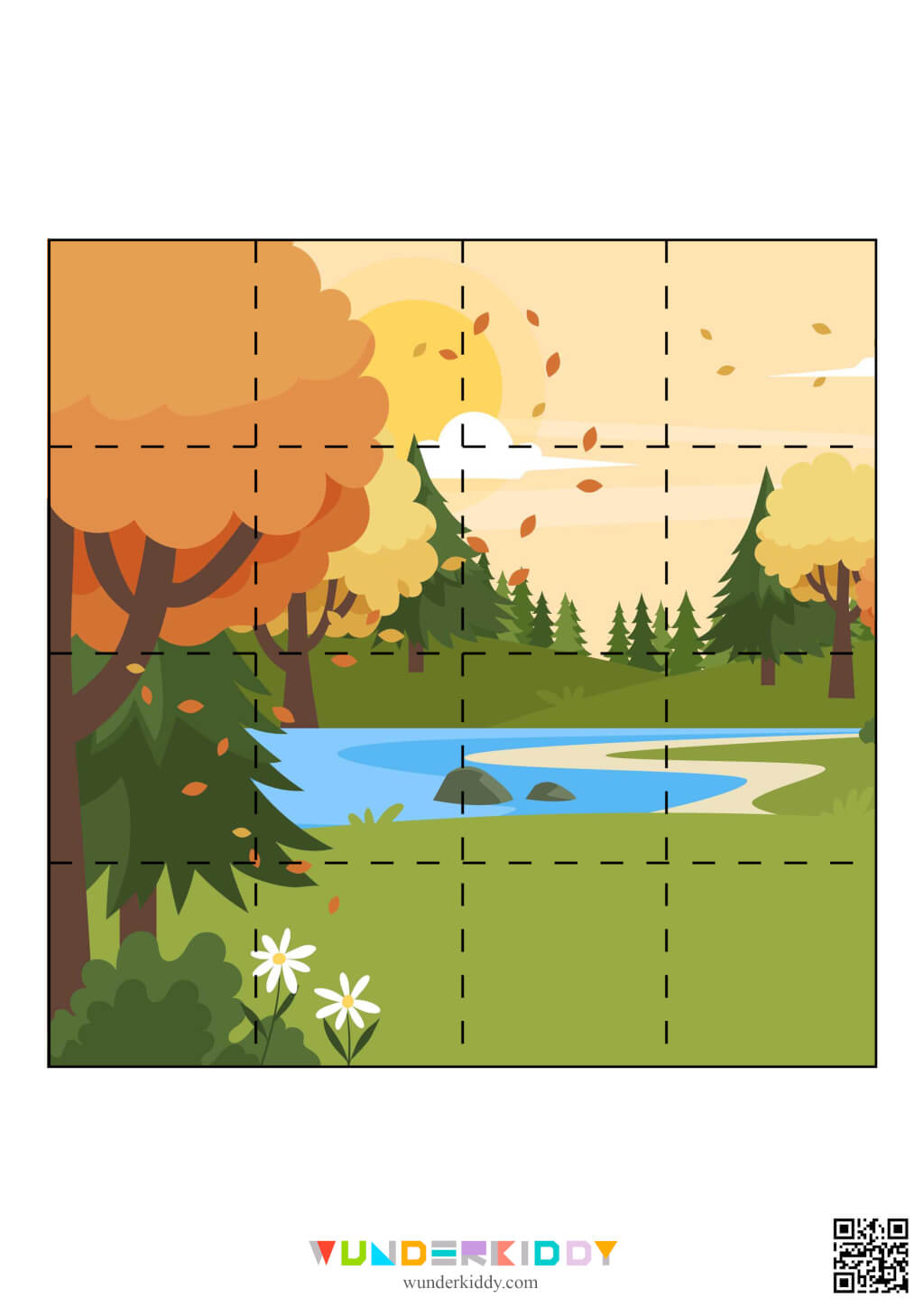 Activity sheet «Autumn nature» - Download or print for free