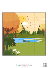 Activity sheet «Autumn nature» - Download or print for free