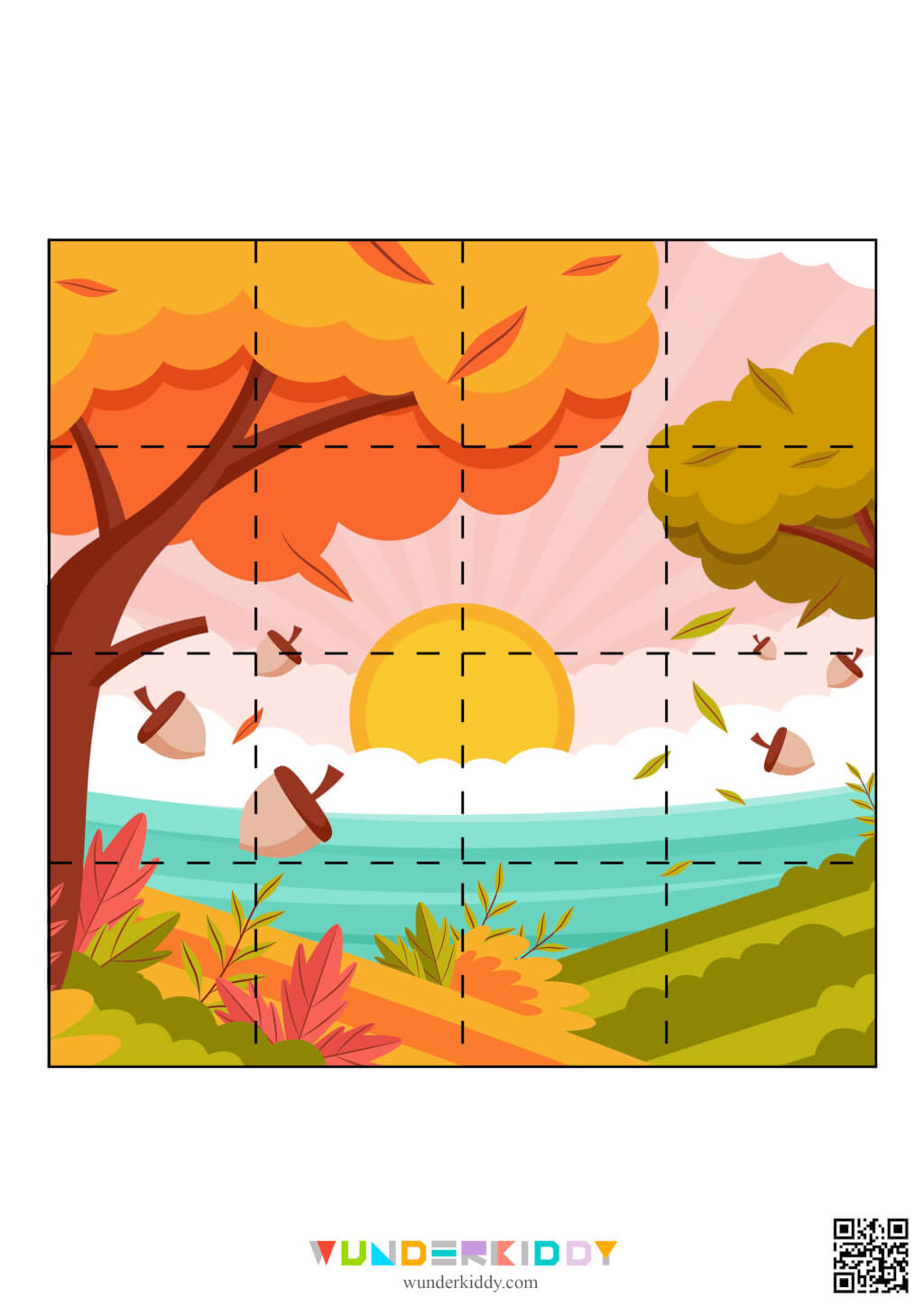 Activity sheet «Autumn nature» - Download or print for free
