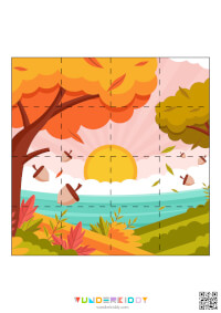 Activity sheet «Autumn nature» - Download or print for free