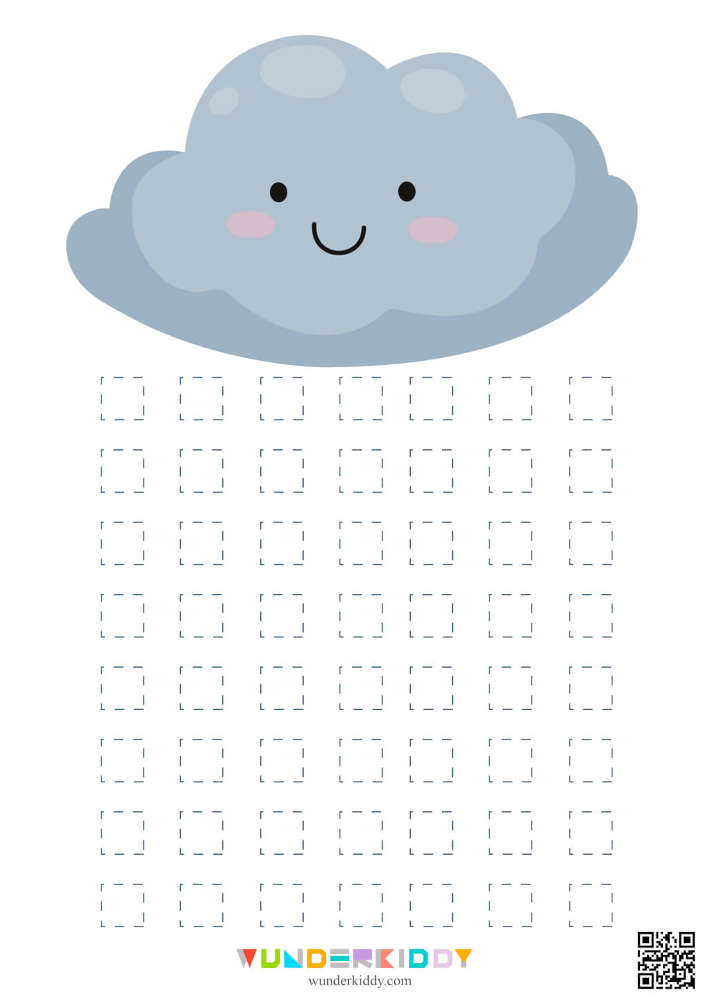 Worksheets «Autumn rain» - Download or print for free
