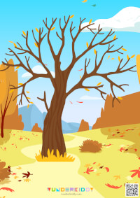 Activity sheet «Autumn tree» - Download or print for free