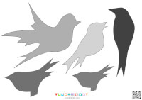 Template «Birds» - Download or print for free