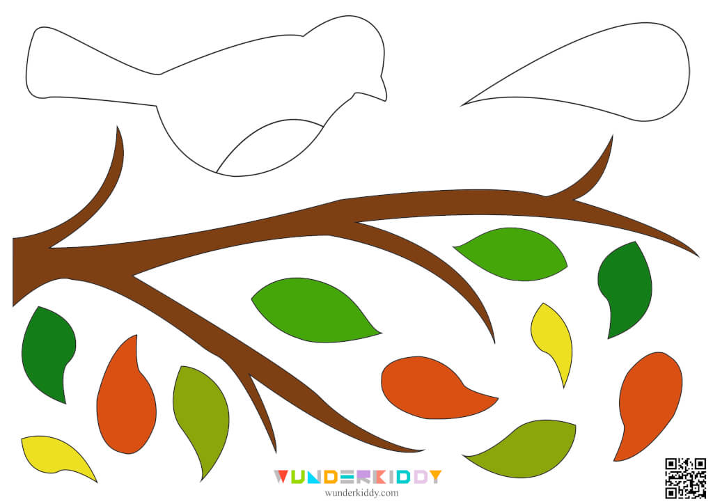 Template «Birds» - Download or print for free