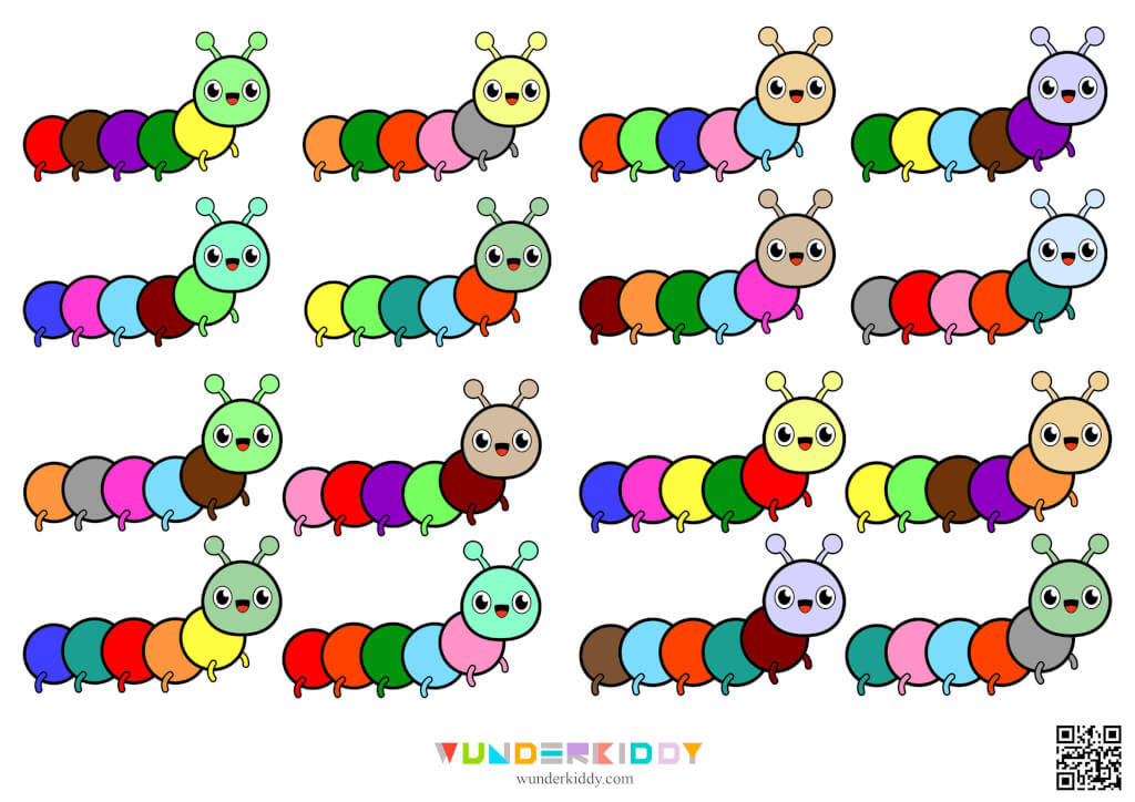 Activity sheet «Caterpillar» - Download or print for free