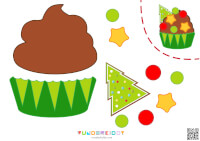 Printable Christmas Cut and Glue Activity for Kids