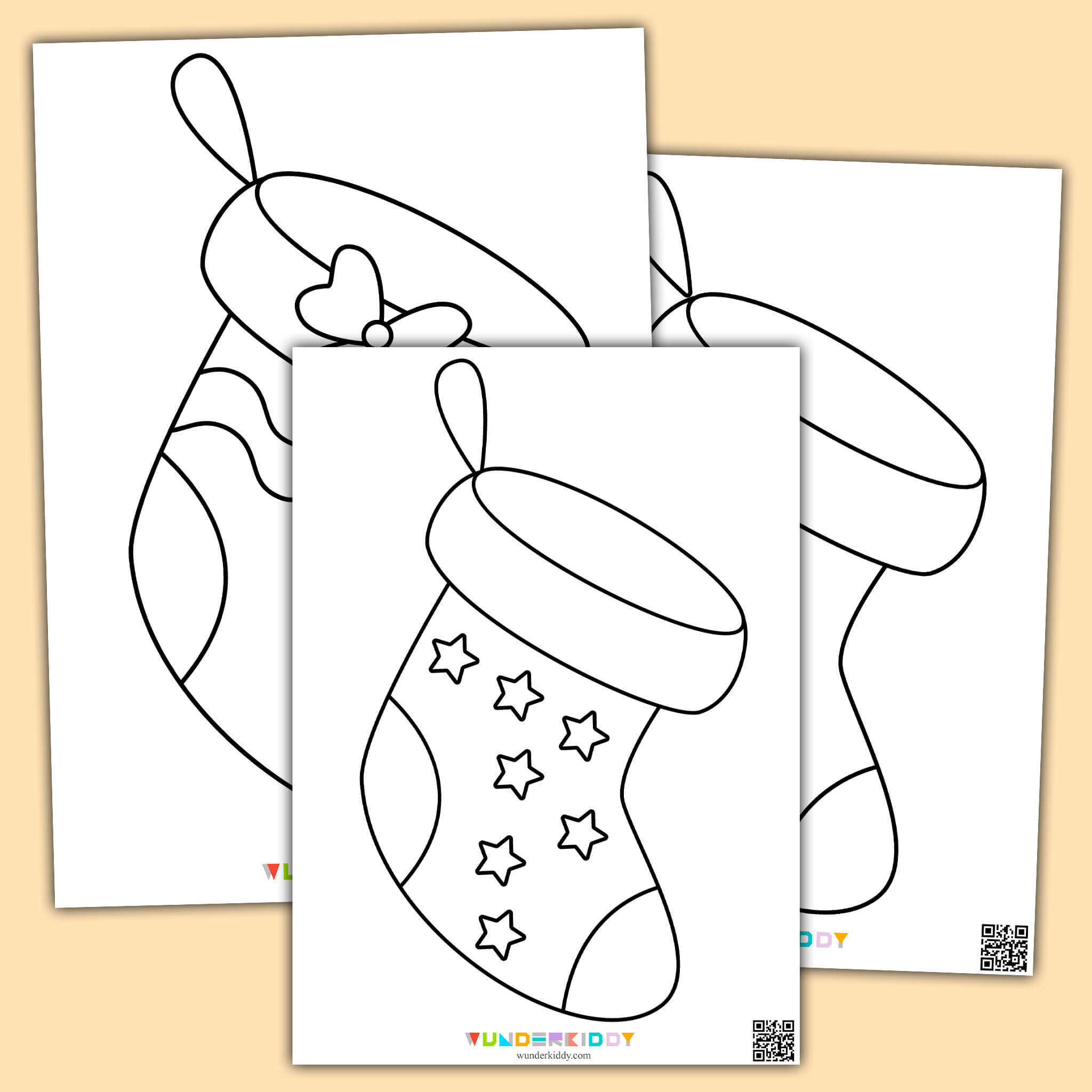 Printable Christmas Cookie Coloring Pages And Craft Template