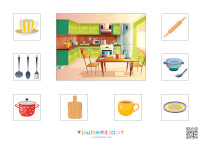 Activity sheet «Clean up the house» - Download or print for free