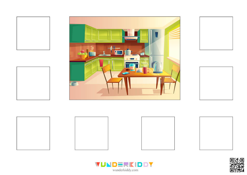 Activity sheet «Clean up the house» - Download or print for free