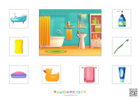 Activity sheet «Clean up the house» - Download or print for free