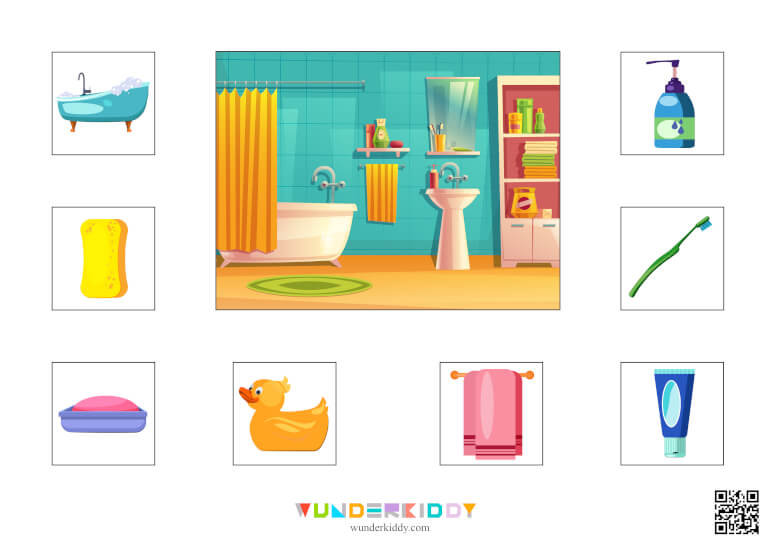 Activity sheet «Clean up the house» - Download or print for free