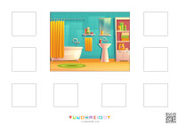 Activity sheet «Clean up the house» - Download or print for free