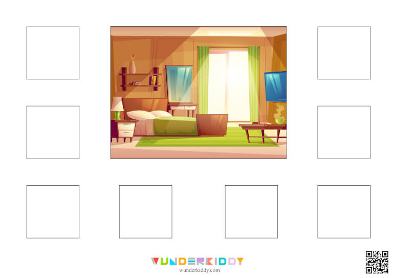 Activity sheet «Clean up the house» - Download or print for free