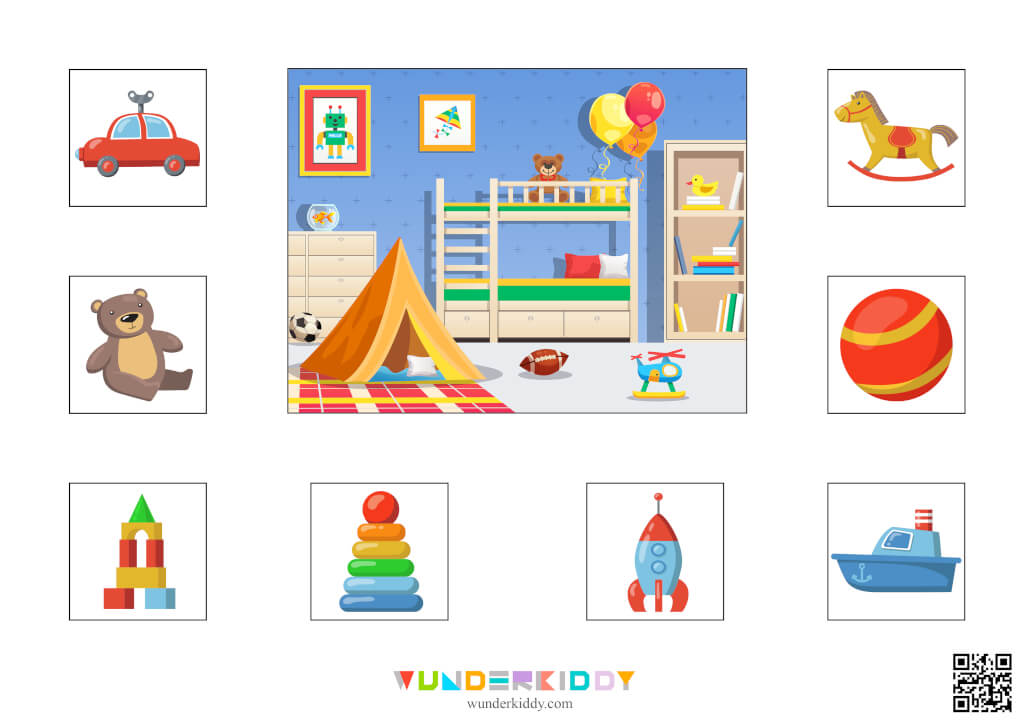 Activity sheet «Clean up the house» - Download or print for free