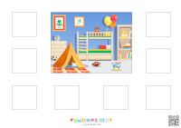 Activity sheet «Clean up the house» - Download or print for free