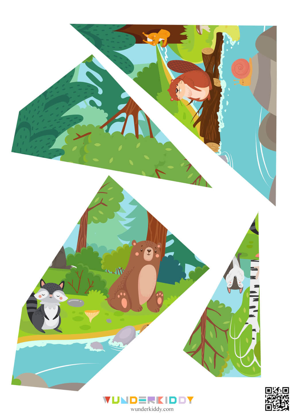 Activity sheet «Assemble a picture» - Download or print for free