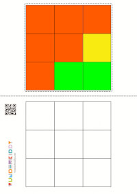 Activity sheet «Color blocks» - Download or print for free