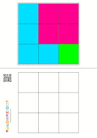 Activity sheet «Color blocks» - Download or print for free