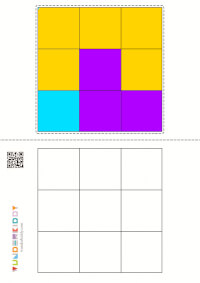 Activity sheet «Color blocks» - Download or print for free