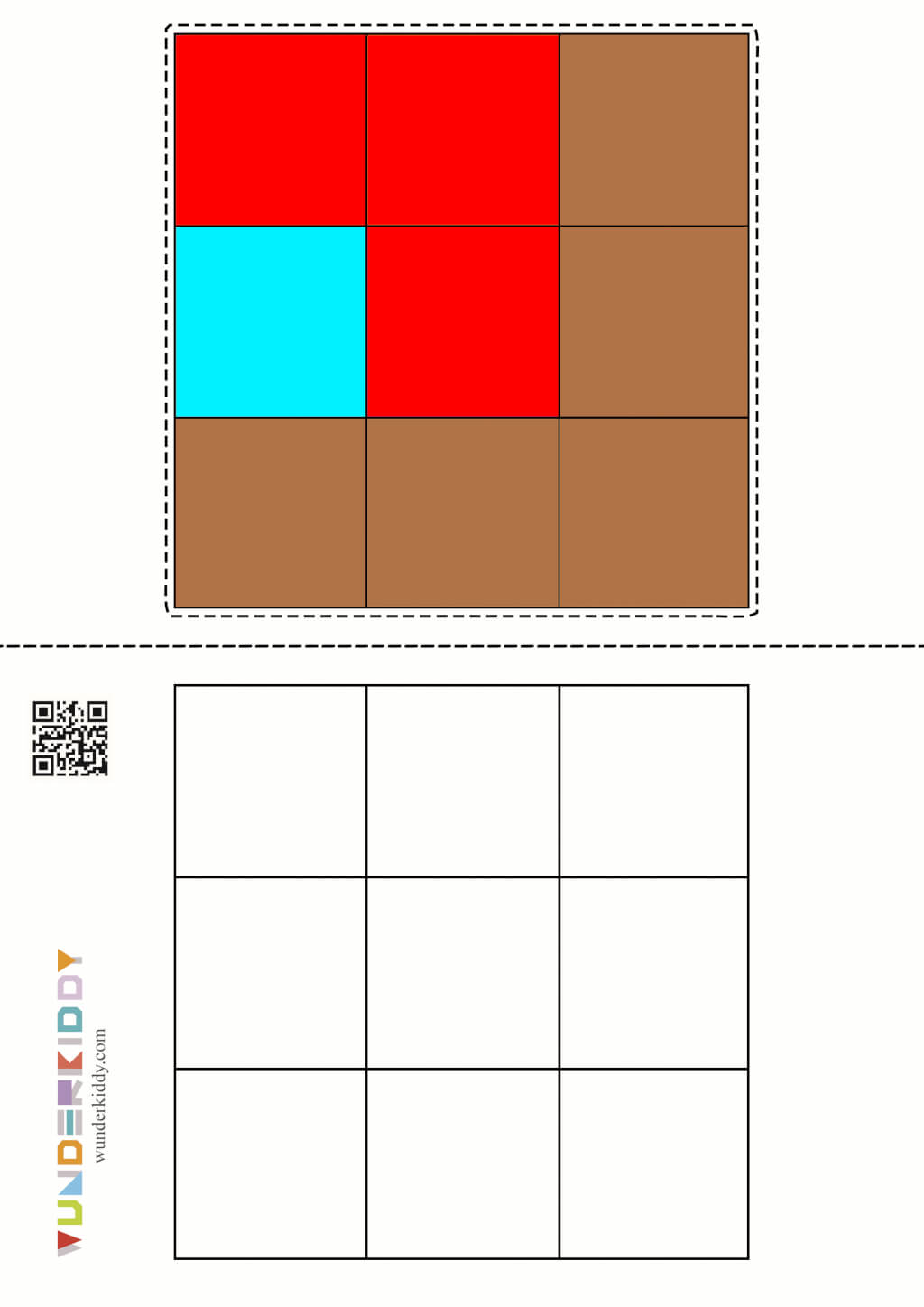 Activity sheet «Color blocks» - Download or print for free