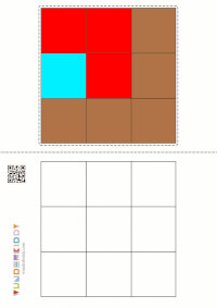 Activity sheet «Color blocks» - Download or print for free