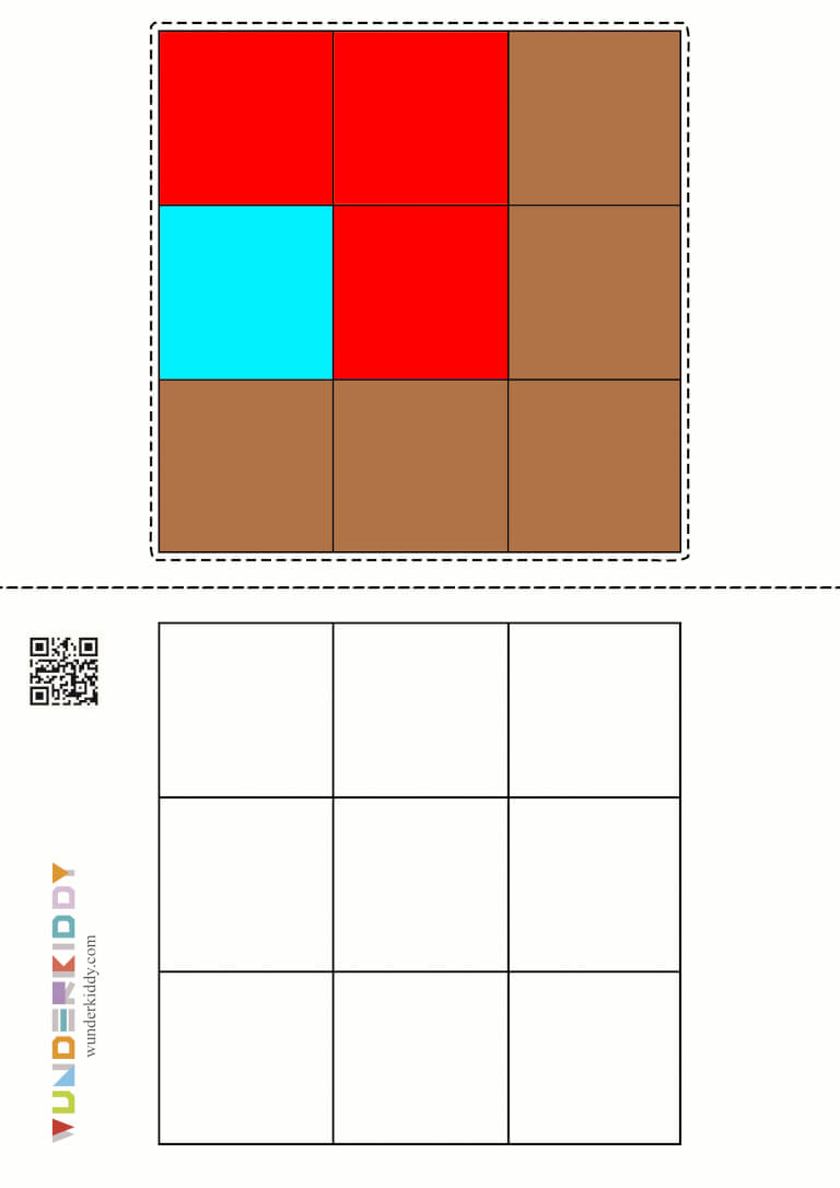 Activity sheet «Color blocks» - Download or print for free