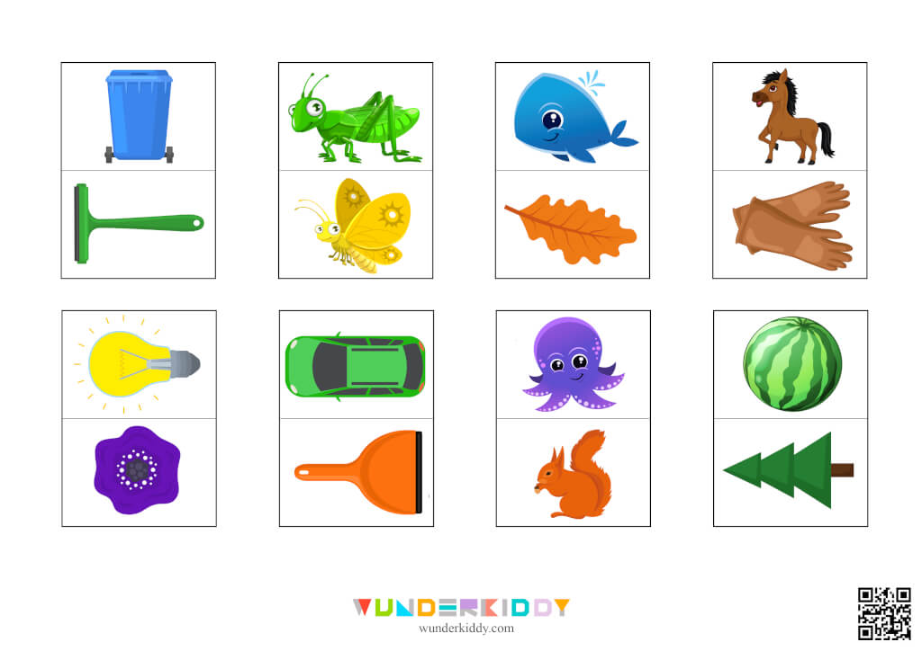 Activity sheet «Colored dominoes» - Download or print for free