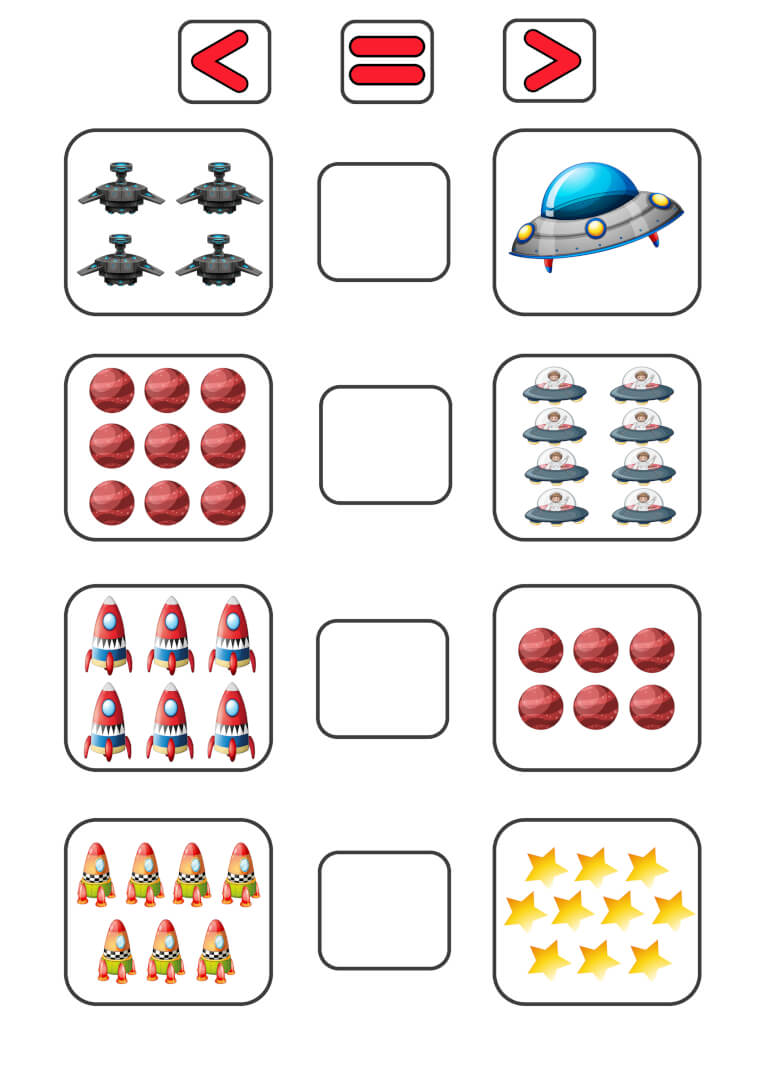 Activity sheet «Space objects» - Download or print for free