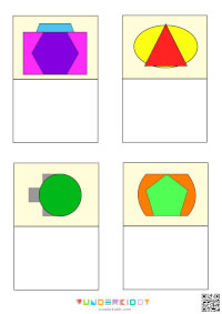 Printable Activity Composing Shapes for Kindergarten