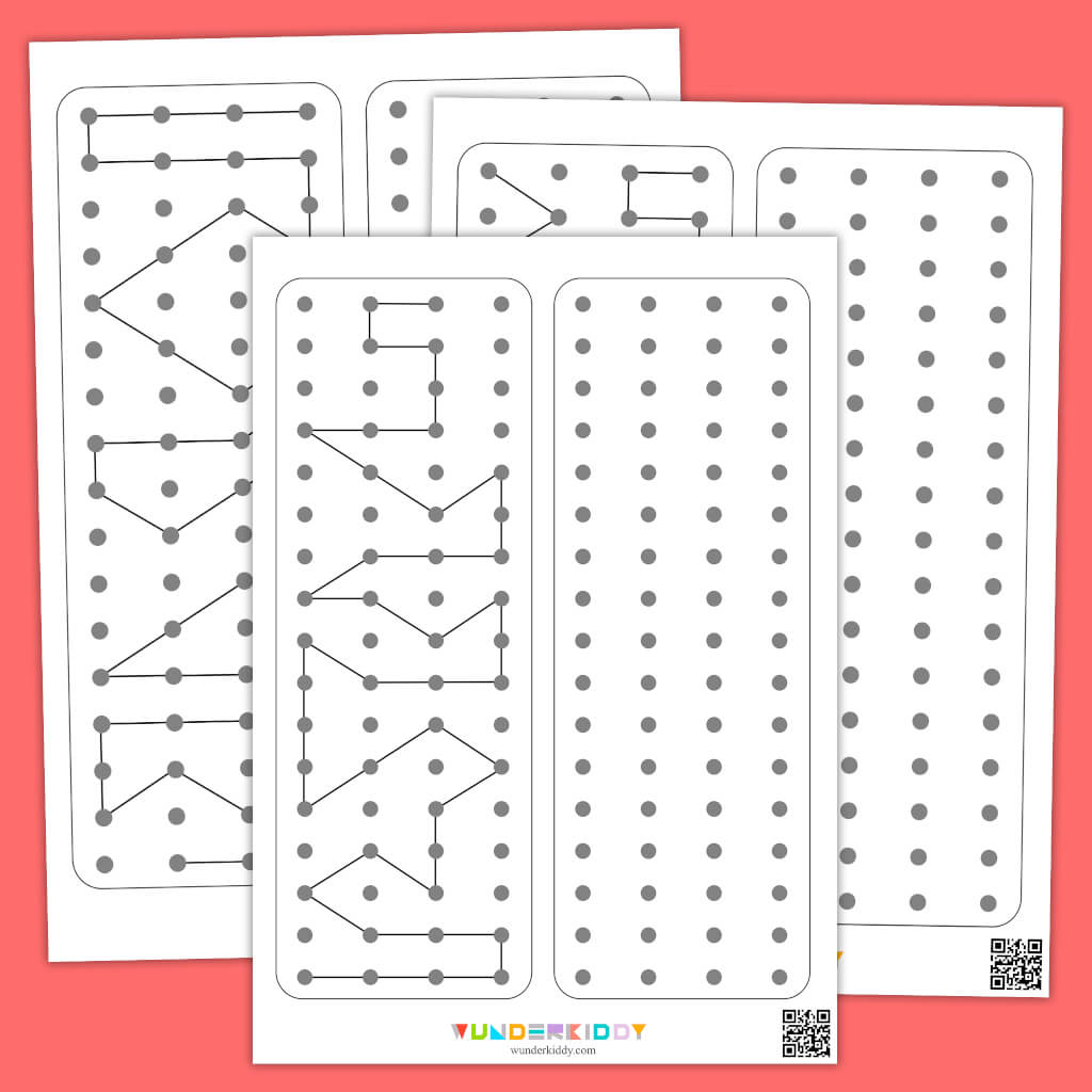 Printable Line Tracing Activity for Pre-Writing Practice