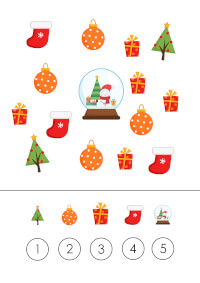 Worksheets «Count up to 5» - Download or print for free