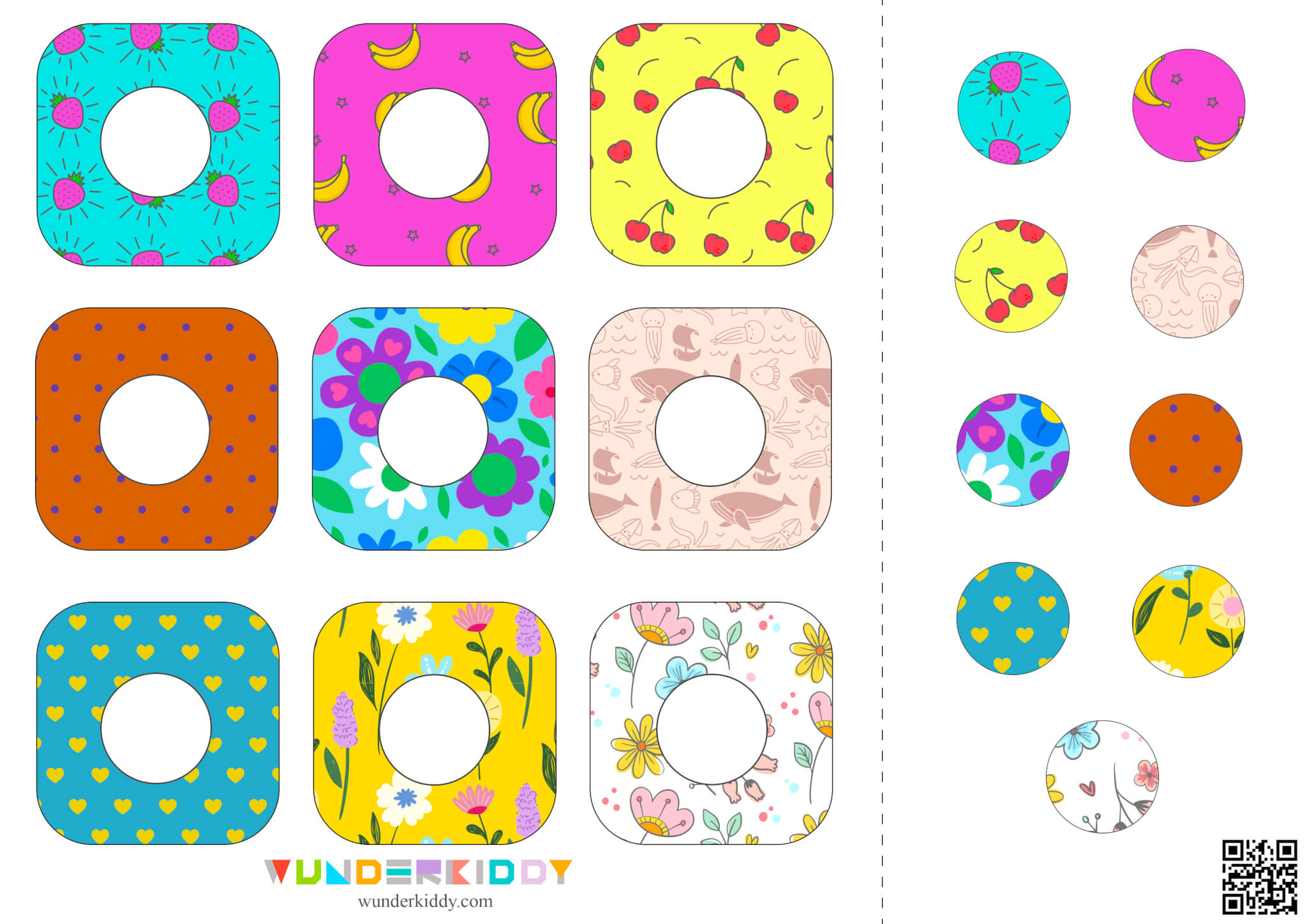 Printable Matching Puzzle Missing Parts Preschool Worksheets