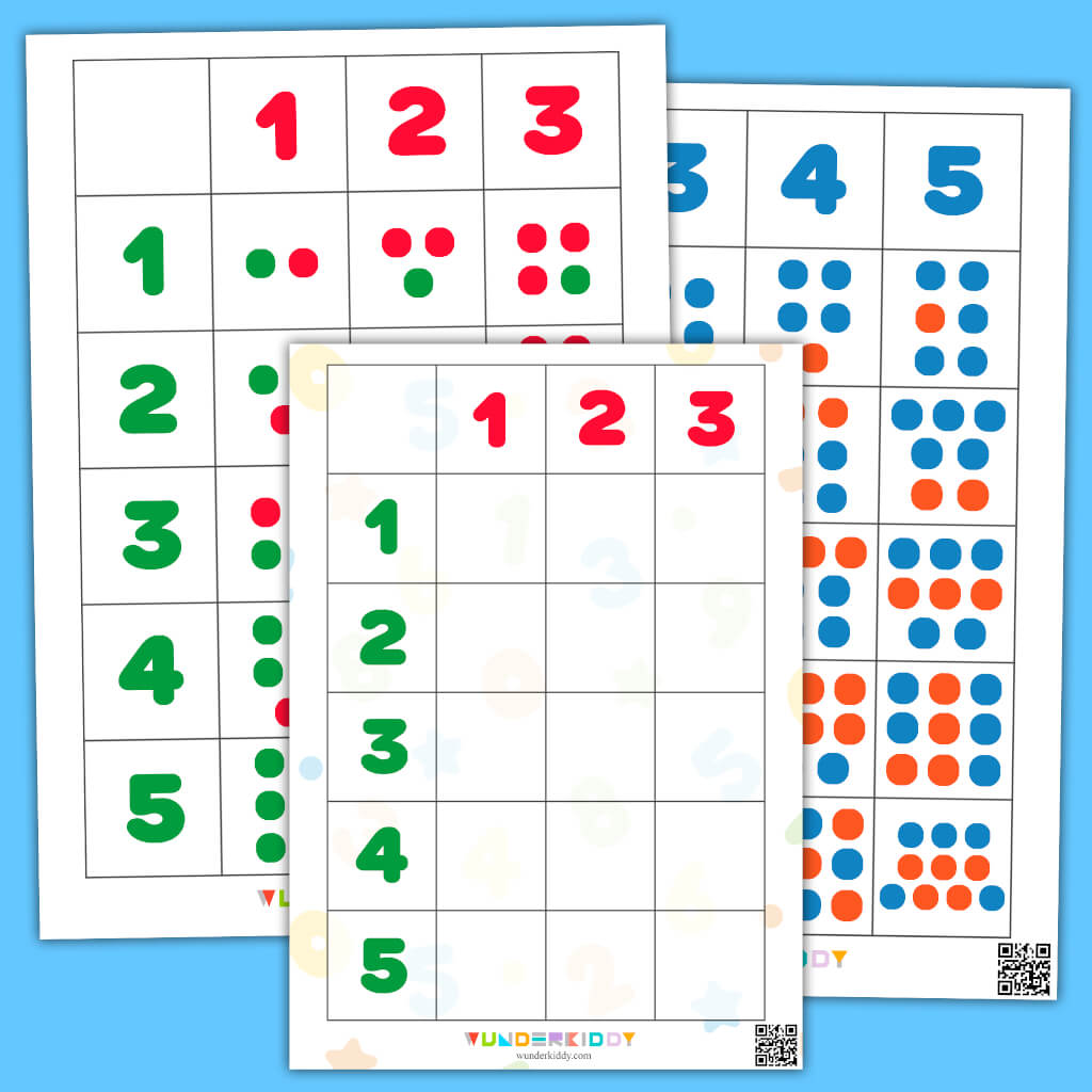 Printable Dot Matrix Visual Discrimination Brain Activity