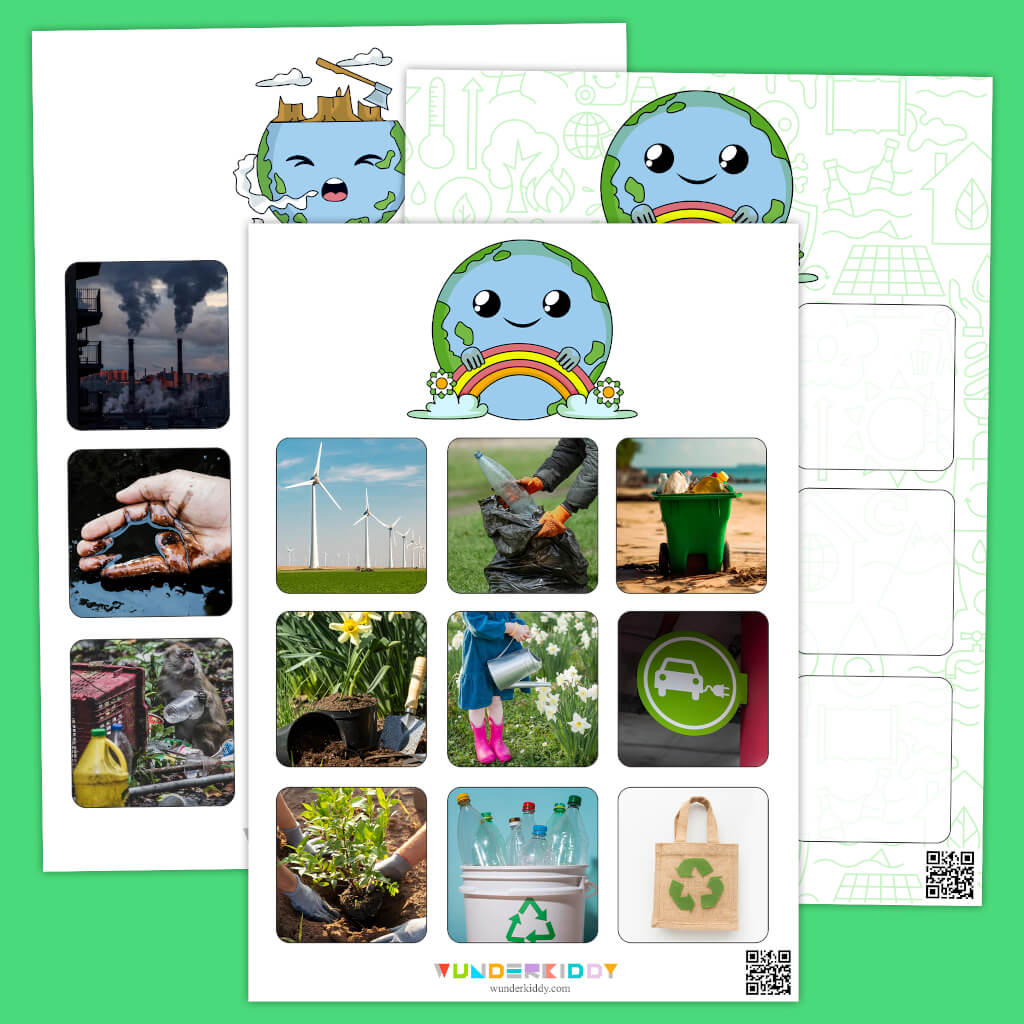Printable Good or Bad for the Planet Earth Day Sorting Game