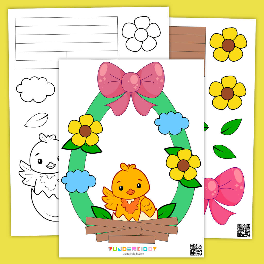 Printable Easter Story Wreath