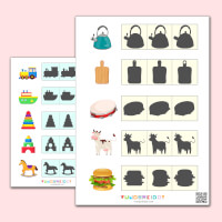 Printable Logical Thinking and Brain Activities for Kids