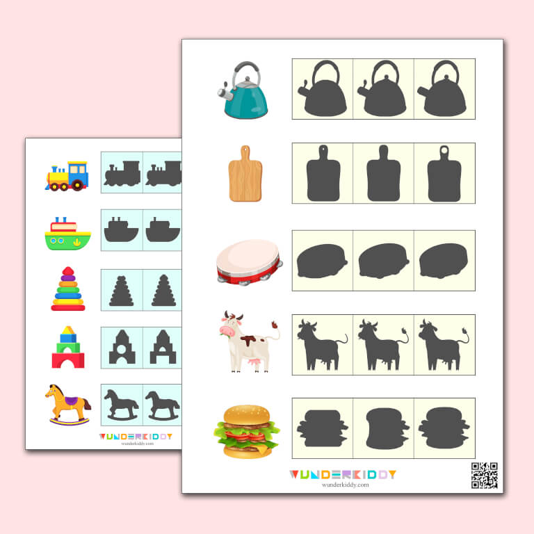 Printable Logical Thinking and Brain Activities for Kids