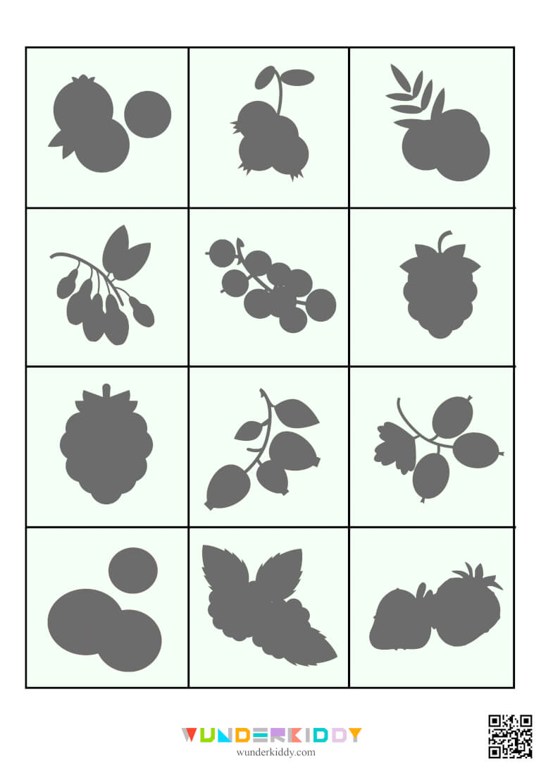 Activity sheet «Find the shadow» - Download or print for free