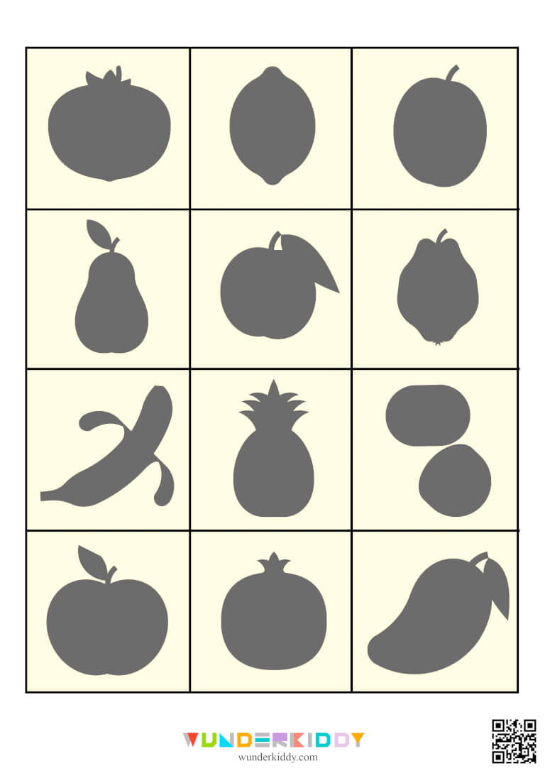 Activity sheet «Find the shadow» - Download or print for free