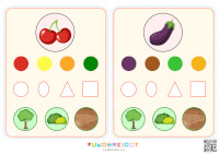 Activity sheet «Fruits and vegetables» - Download or print for free